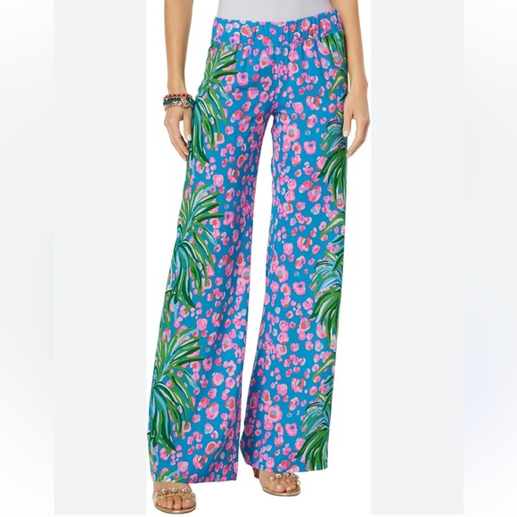 Lilly Pulitzer | Pants & Jumpsuits | Lilly Pulitzer Vibrant Floral ...
